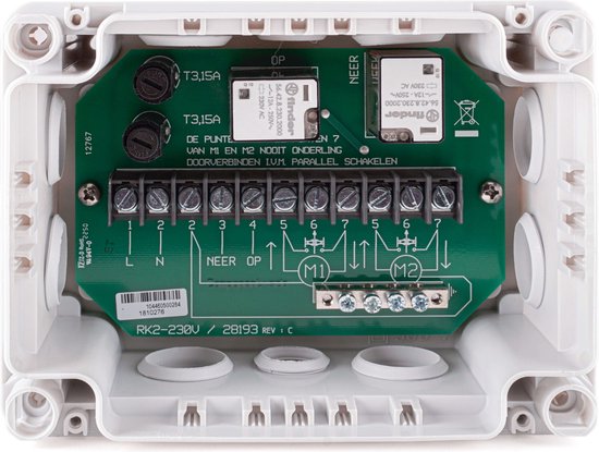 Somfy RK 2 Relaiskast - 2 rolluiken op 1 schakelaar | bol