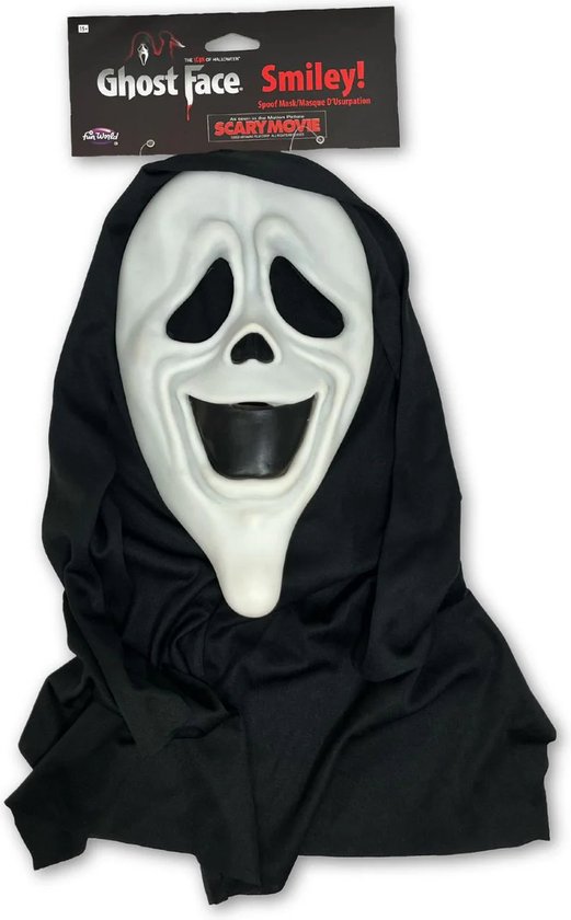 Scary Movie Mask - Ghost Face Smiley Mask - Scream - Officiel - Sous ...