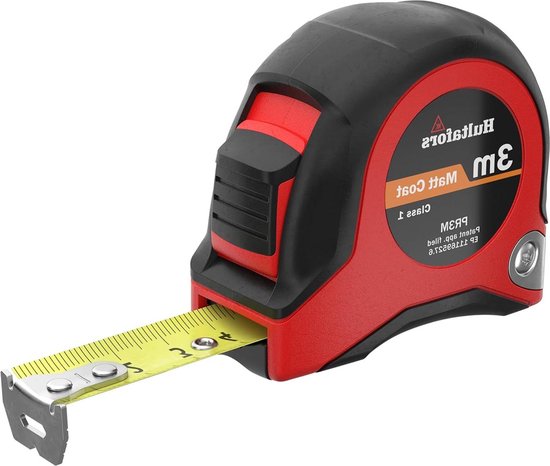 Tape Measure 3 m Accuracy Class I with Movable End Hook - Made in UK ...