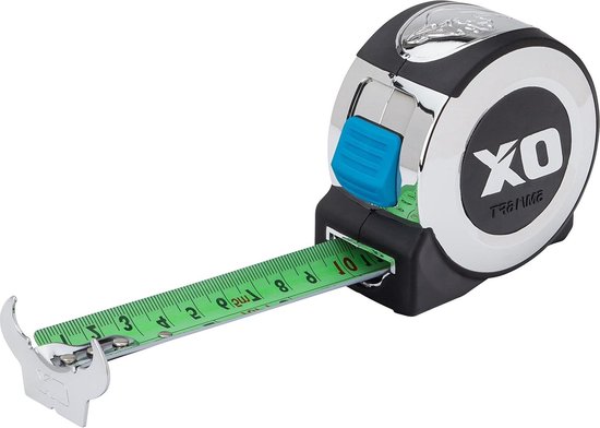 Pro tape measure - Metric 5 m - Black/silver | bol