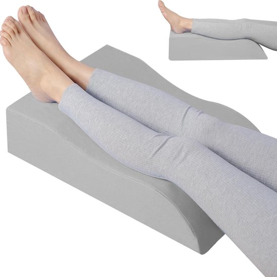 Ergonomisch traagschuim wigkussen en beenkussen - verlicht rug, heup ...