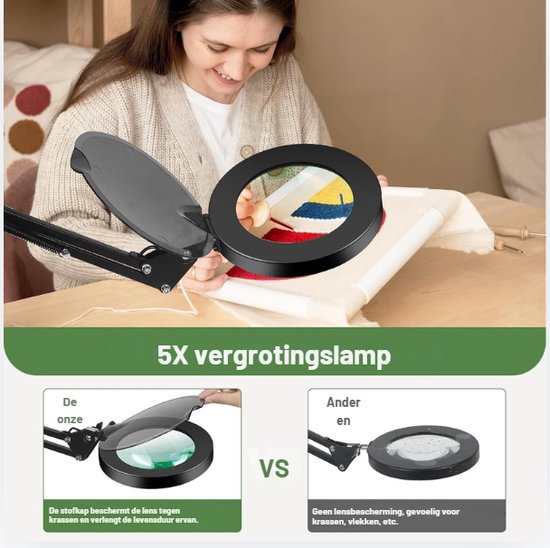 Vloer Loeplamp - Met Verlichting - Verstelbaar - Met Standaard ...