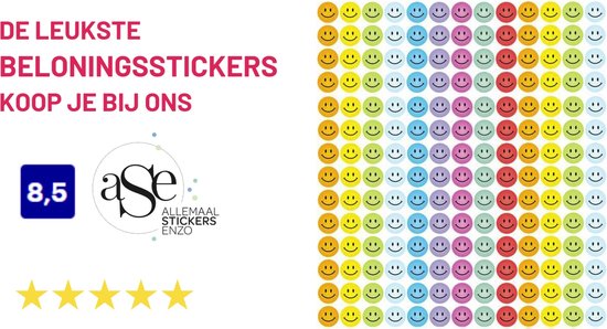 Pastel Smiley Stickers - 1104 Stickers - 3 Stickervellen ...