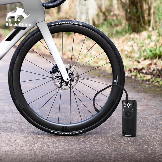 Black Rhino AeroBoost T-1 Compressor - Elektrische fietspomp - 4000 mAh ...