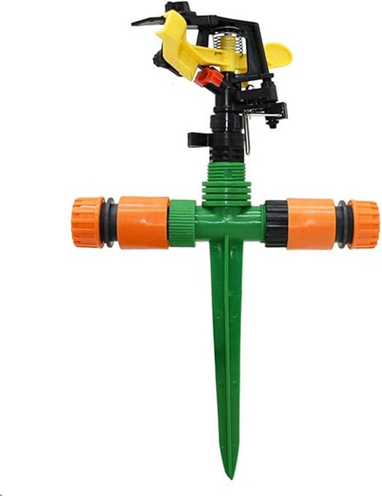 Arroseur de Jardin à rotation double à 360 ° - Arroseur rotatif pour ...