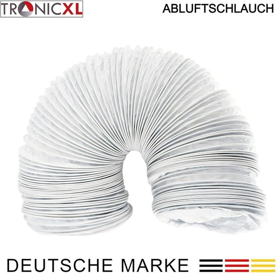 Afvoerslang Airco PVC Ø 100 mm 3 m voor droger en airconditioning - 100 ...