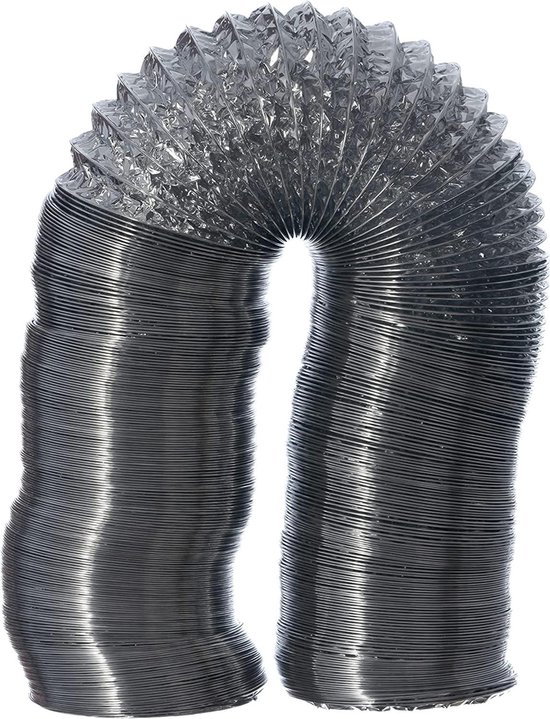 Afvoerslang Airco Ø 100 mm / 10 m - Aluminium Ventilatieslang ...