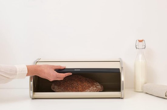 Broodtrommel met Schuifdeksel - Groot - Soft Beige | bol