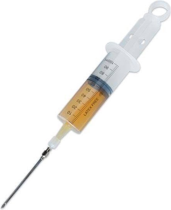 Marinade Injectiespuit 100 ml - Injector Spuit voor Vlees - BBQ ...