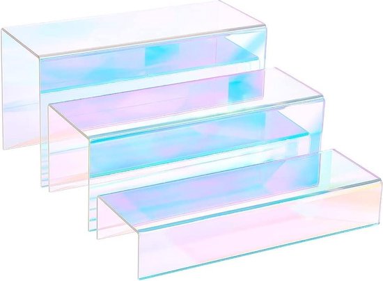 3 Size Regenboog Acryl Display Stand - Grote Collectibles Stands ...