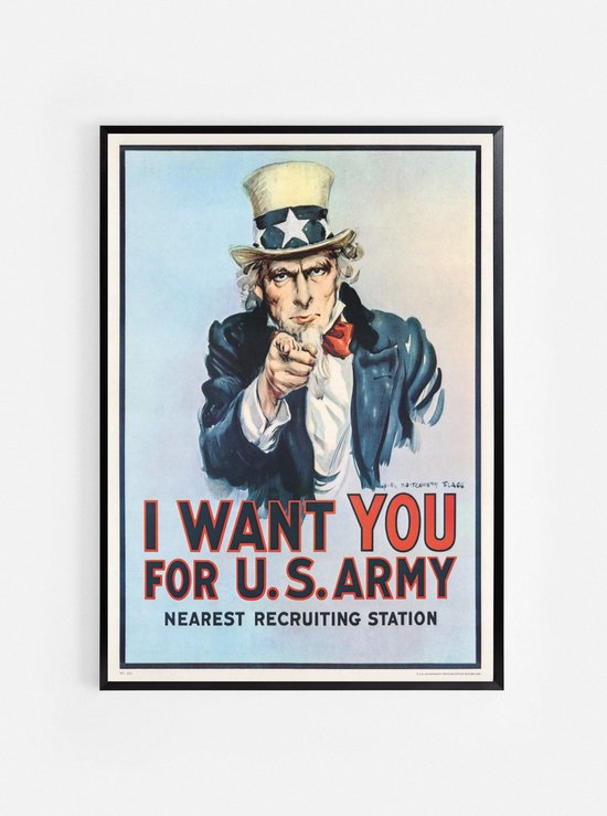 I WANT YOU - Oorlogspropaganda Wereldoorlog 2 - World War 2 Propaganda ...
