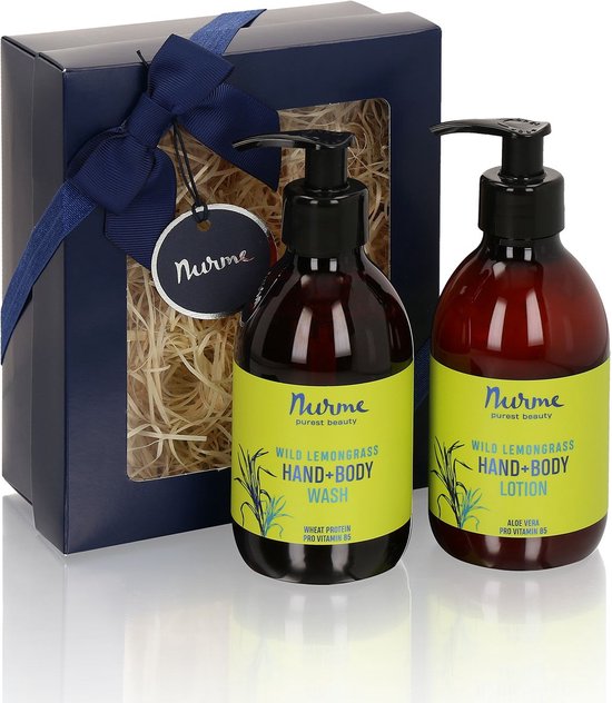 "Wild Lemongrass Body Care Duo – Hand Wash & Body Milk Set" | bol