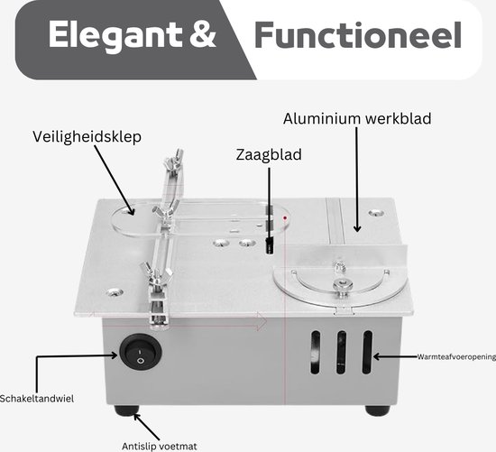LifeStages - Tafelzaagmachine - Multifunctionele Tafelcirkelzaag ...