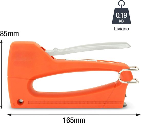 Equivera Nietpistool - Tacker - Niet Pistool - Nietpistool Draadloos | bol