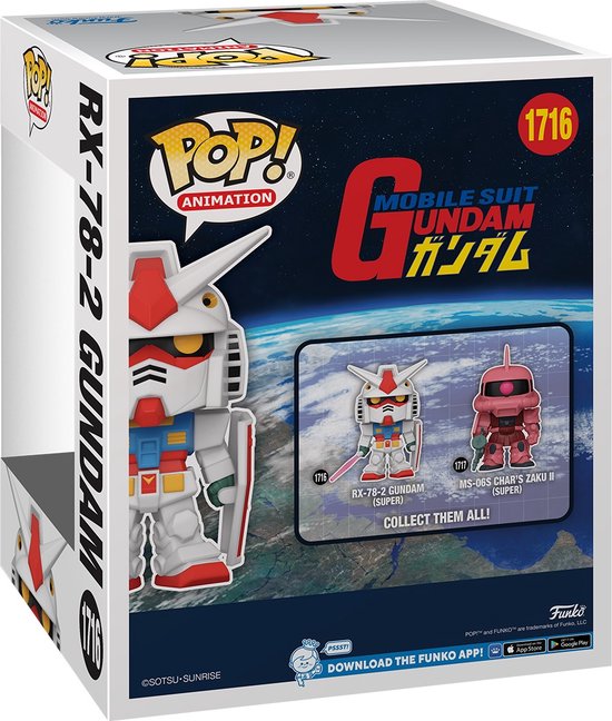 Funko Pop! Super: Mobile Suit Gundam - RX-78-2 GUNDAM 6" Super Sized ...