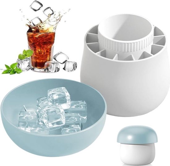 Siliconen IJsblokjesvorm Met Deksel Voor Gemakkelijk IJs Maken Thuis | bol