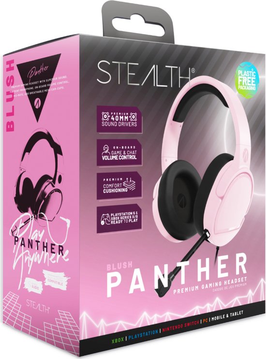 Stealth PANTHER Premium Gaming Headset for XBOX, PS4/PS5, Switch, PC ...