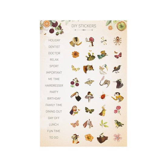 Pimpelmees family diary 2025 Wonderland Beetlebee Cranberry | bol