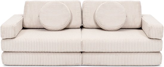 Shappy ribstof speelbank Mini - Play Sofa Pure Corduroy Vanilla ...