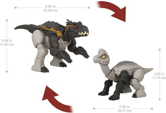 Jurassic World Woeste Wisselaars - Enorme Uitrekking - Indoraptor ...