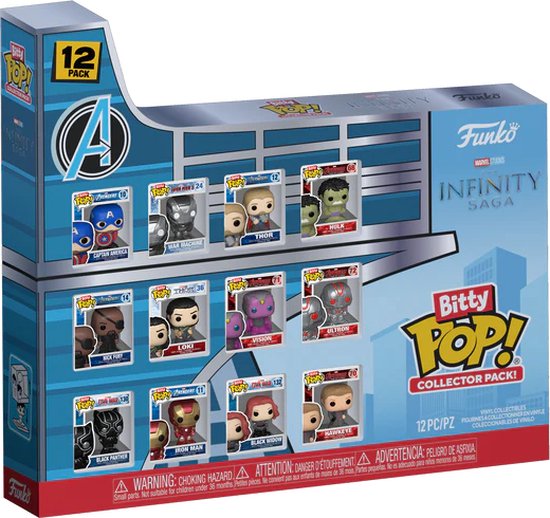 Funko Bitty Pop! Marvel - Infinity Saga - Bitty Pop 12 Pack | bol
