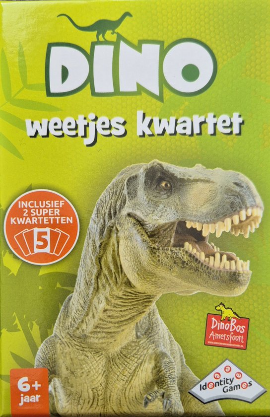 Dino Weetjes Kwartet - Voor kinderen en volwassenen | Games | bol