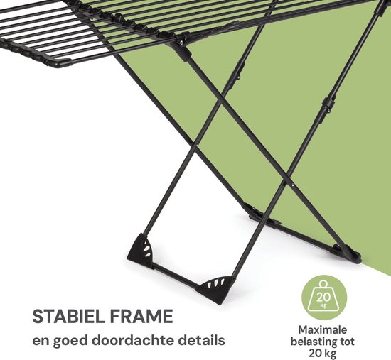 Vitapur Wasrek - Étendoir - Extensible - Wasrek Pliable - Zwart | bol