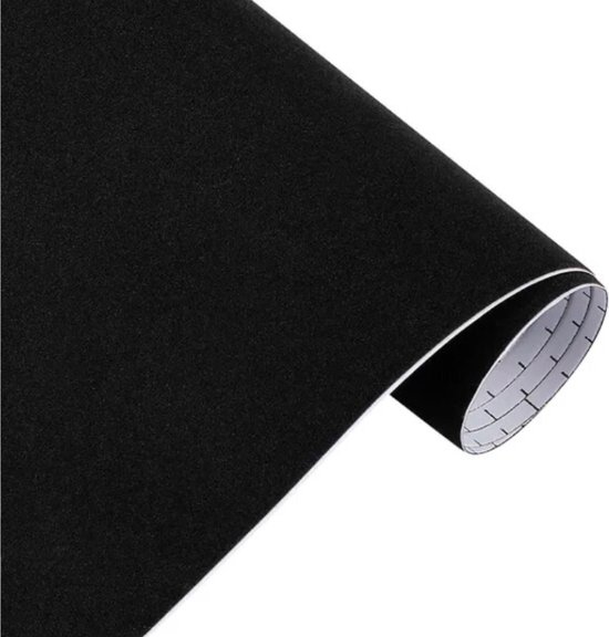 Alcantara Look Zelfklevende Wrap Folie Stof Zwart 50cmx100cm | bol