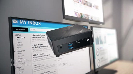 BitBull NUC Intel N100 Mini PC Compleet inclusief RAM en SSD - 16GB/1TB -... | bol