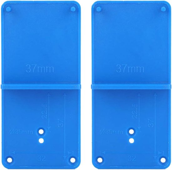 Boormal 2-delig Gids voor Scharniergaten - Boren en Houtbewerking | bol