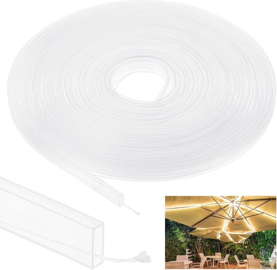 Siliconen Tube Sleeve 10mm LED Diffuser Kanaal 10 Meter - Flexibele ...