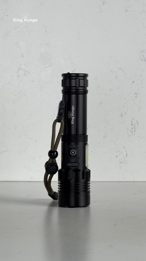 Zaklamp Led Oplaadbaar 5000 mAh - powerbank - Felle Oplaadbare Zaklamp 1500 lumen -... | bol