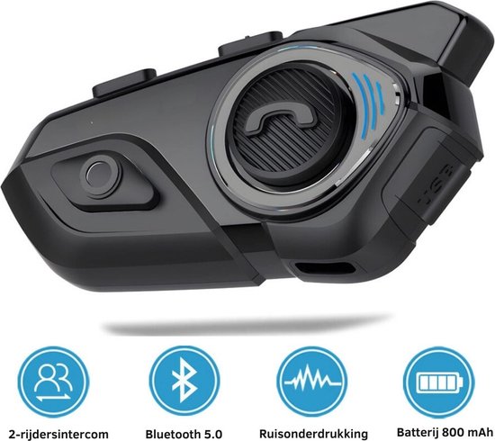 Intercom Motor Helm - Motor Communicatie Handsfree - Motorhelm Headset ...