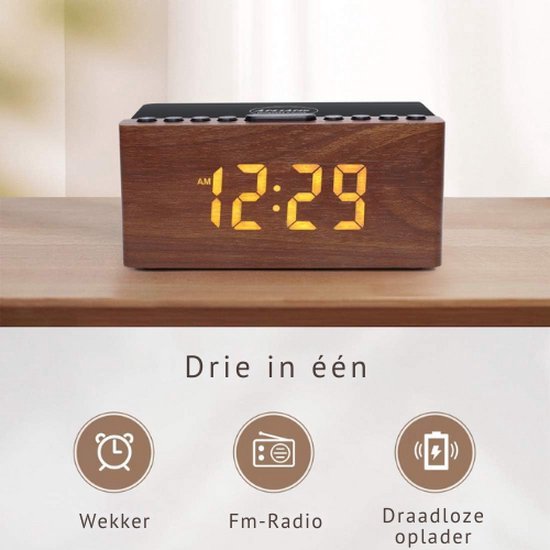 Wekkerradio - Met Projectie - Digitale Wekker - Projectieklok Plafond ...