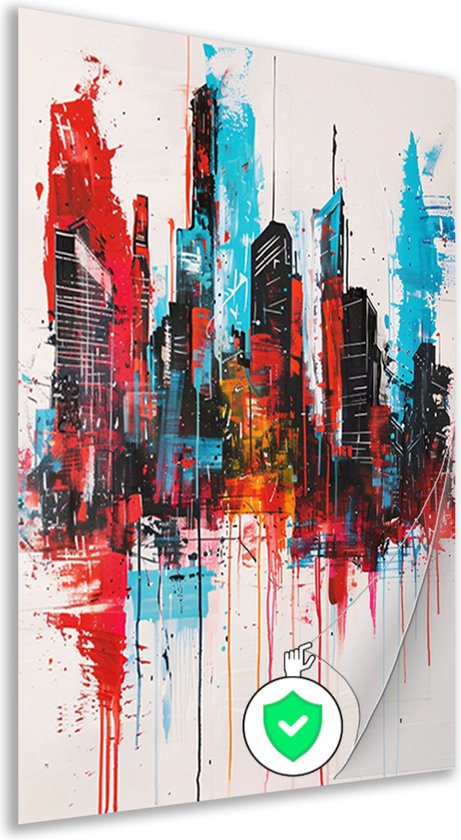 Cityscape posters - Steden poster - Poster Kleuren - Muurdecoratie ...