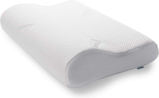 Ergonomisch traagschuim neksteunkussen - Queen M (61 x 31 x 10/7 cm) voor zij- en... | bol