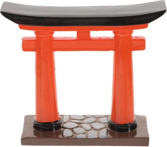 Rode Japanse Shinto Tori Poort - Miniatuur - Shinto Miniatuur Heiligdom ...