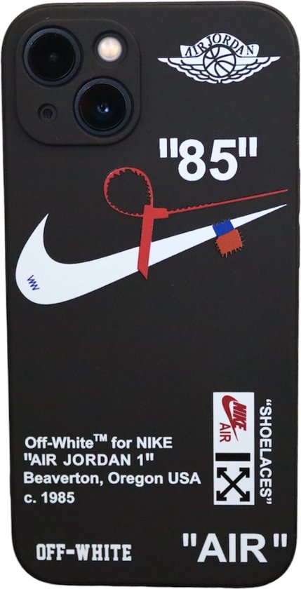 Stijlvol Nike Air Jordan x Off-White iPhone 14 Pro Max Hoesje Zwart ...