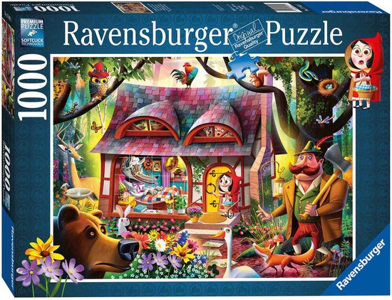 Ravensburger Puzzel Roodkapje en de Wolf legpuzzel - 1000 stukjes | bol