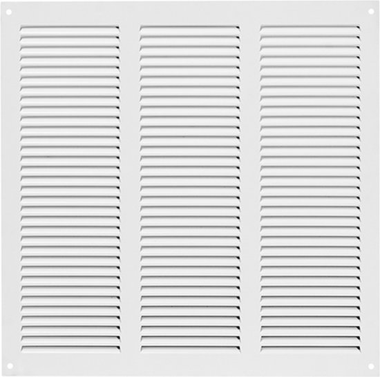 Metalen rooster 300x300mm wit - MR3030 | bol