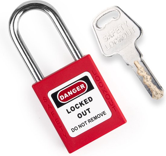 Lock out Hangslot - Metaal 38mm beugel - LOTOTO - Loto - Lockout Tagout ...
