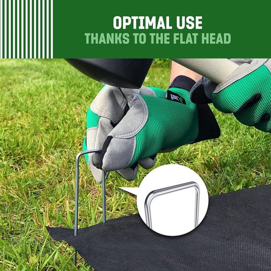 Stevige Grondankers 100 Stuks Voor Onkruidmat Tuinmat Schutting ...