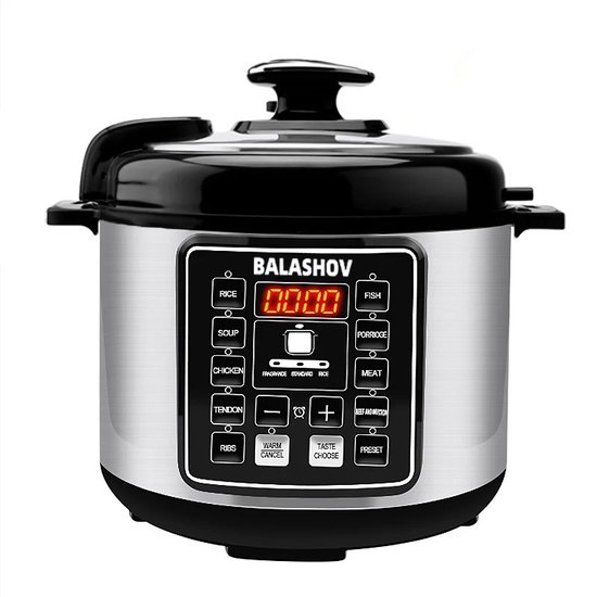 Balashov® Multicooker - Rijstkoker - 5 Liter - Elektrische Snelkookpan - Pressure... | bol