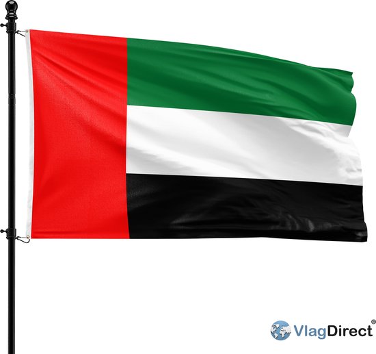 VlagDirect - Verenigde Emiraten vlag - Dubai vlag - 90 x 150 cm. | bol