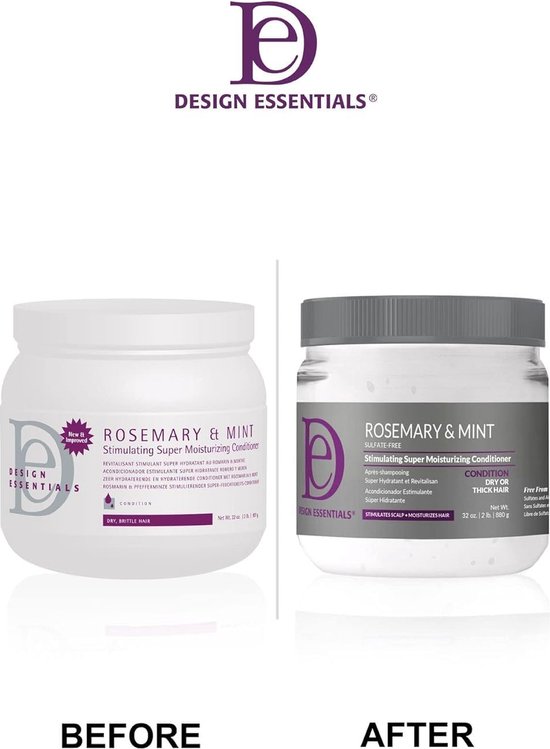 Design Essentials - Rosemary & Mint - Stimulating Super Moisturizing ...
