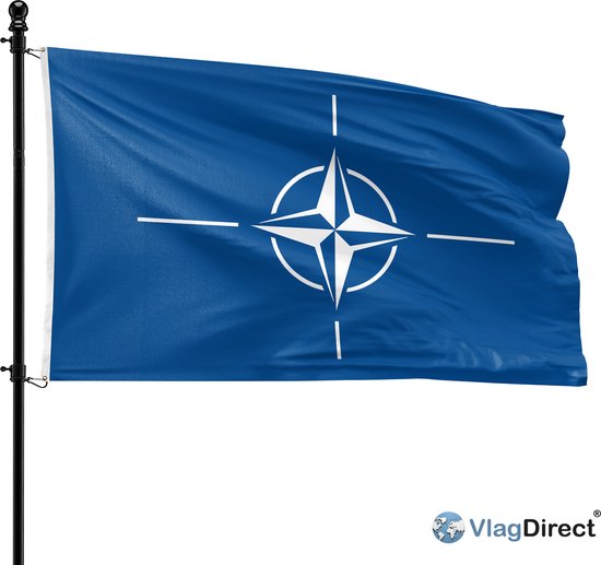VlagDirect - NAVO vlag - NATO vlag - 90 x 150 cm | bol