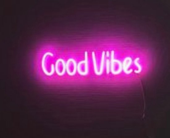 Luca Lighting Neonverlichting Good Vibes 50x12,5x5cm | bol