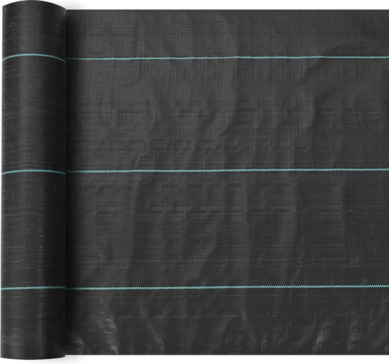 VEVOR Onkruidbestrijding Tuindoek -1,2x91,4 m- 108g/m2 Pp Opritdrainagedoek - Voor... | bol