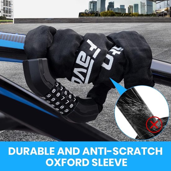 Kettingslot 5-cijferige Combinatie Anti-diefstal Fietsslot - Motorslot ...