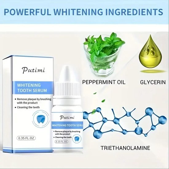 Bleekmiddel voor Tanden - Wittere tanden thuis - Snelwerkend serum | bol